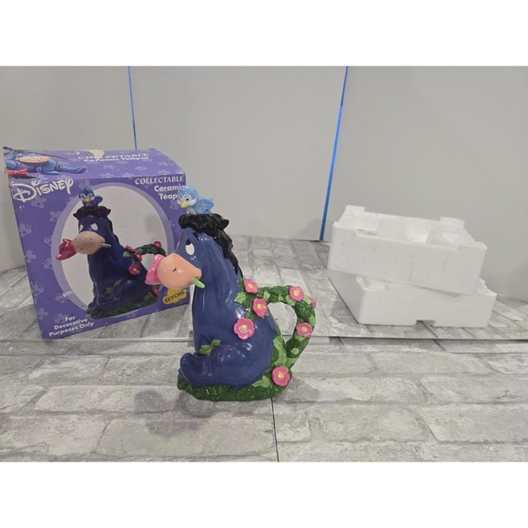 Disney | Art | Disneys Eeyore Collectable Ceramic Teapot Eeyore With ...